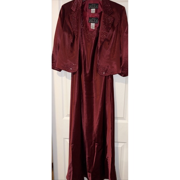 Alex Evenings | Jackets & Coats | Alex Evenings Jacket Slip Dress ...